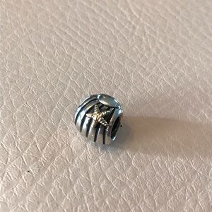 Pandora | Jewelry | Pandora Retired Seashell With Gold Starfish Charm ...